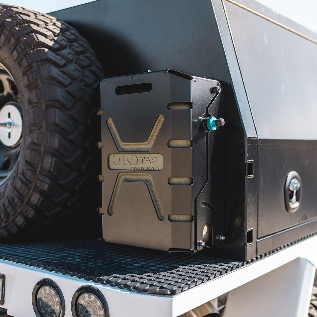 Lockable 22L Jerry Can Holder - Black | Buy Jerry Can Holders from ...